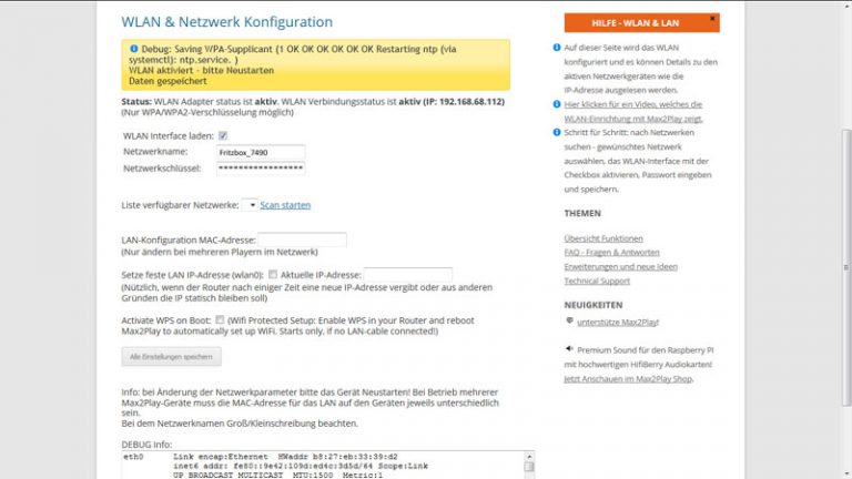Multiroom-Audio System zum selber bauen | Max2Play