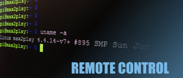 Plugin Remote Control - Max2Play