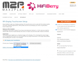 RPi – Raspberry Pi Touch Display Installation - Max2Play