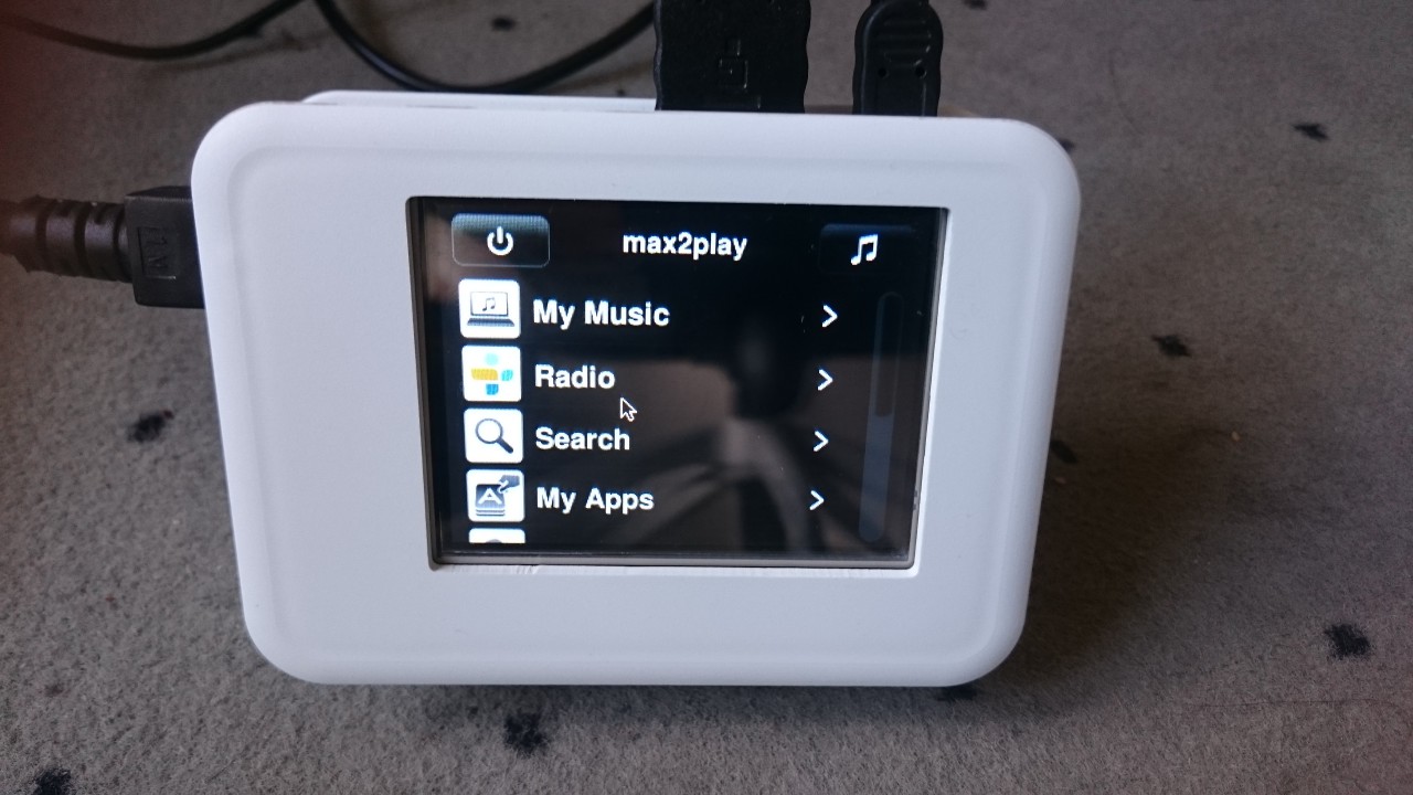 Raspberry Pi with Touchscreen to Control your Squeezebox Server - Max2Play