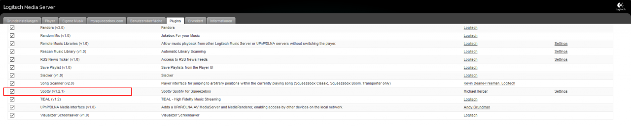 Howto – Set Up Spotify on the Squeezebox Server - Max2Play