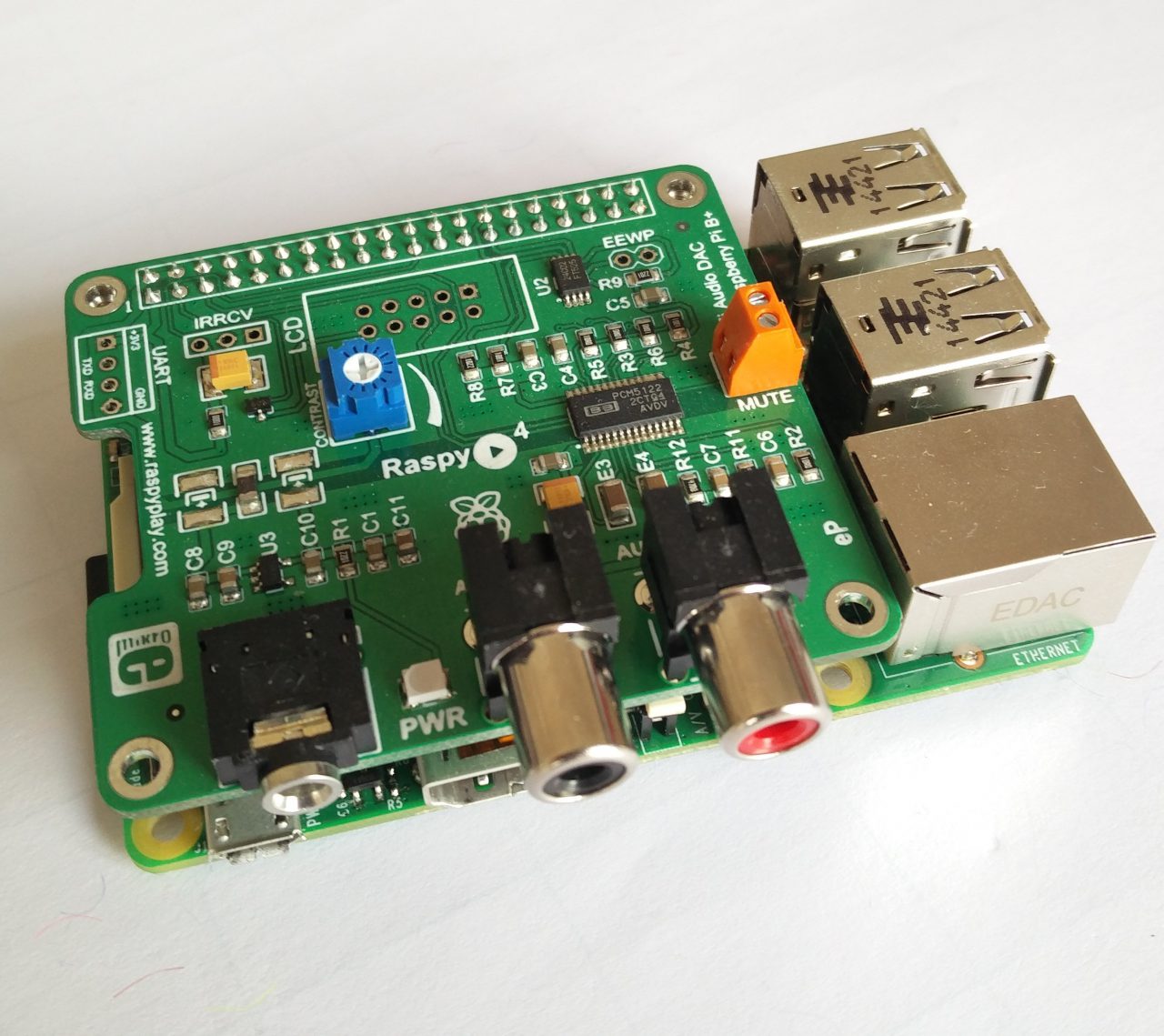 Support of the RaspyPlay4 Soundcard for RaspberryPi 2 & 3 - Max2Play