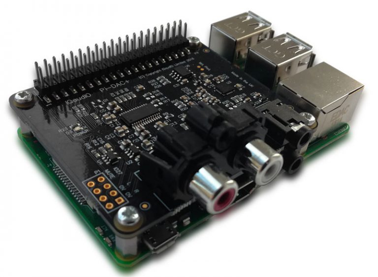 New IQaudIO Sound Cards: Pi-DAC+, Pi-DigiAmp+ and Pi-DAC+ Pro - Max2Play