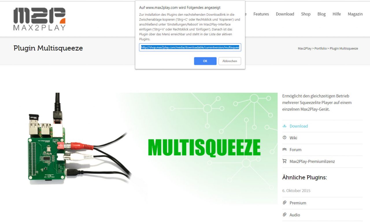 HowTo – Mehr Audioausgaben mit Multisqueeze - Max2Play