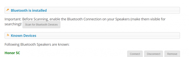 Bluetooth Direct Stream - Max2Play